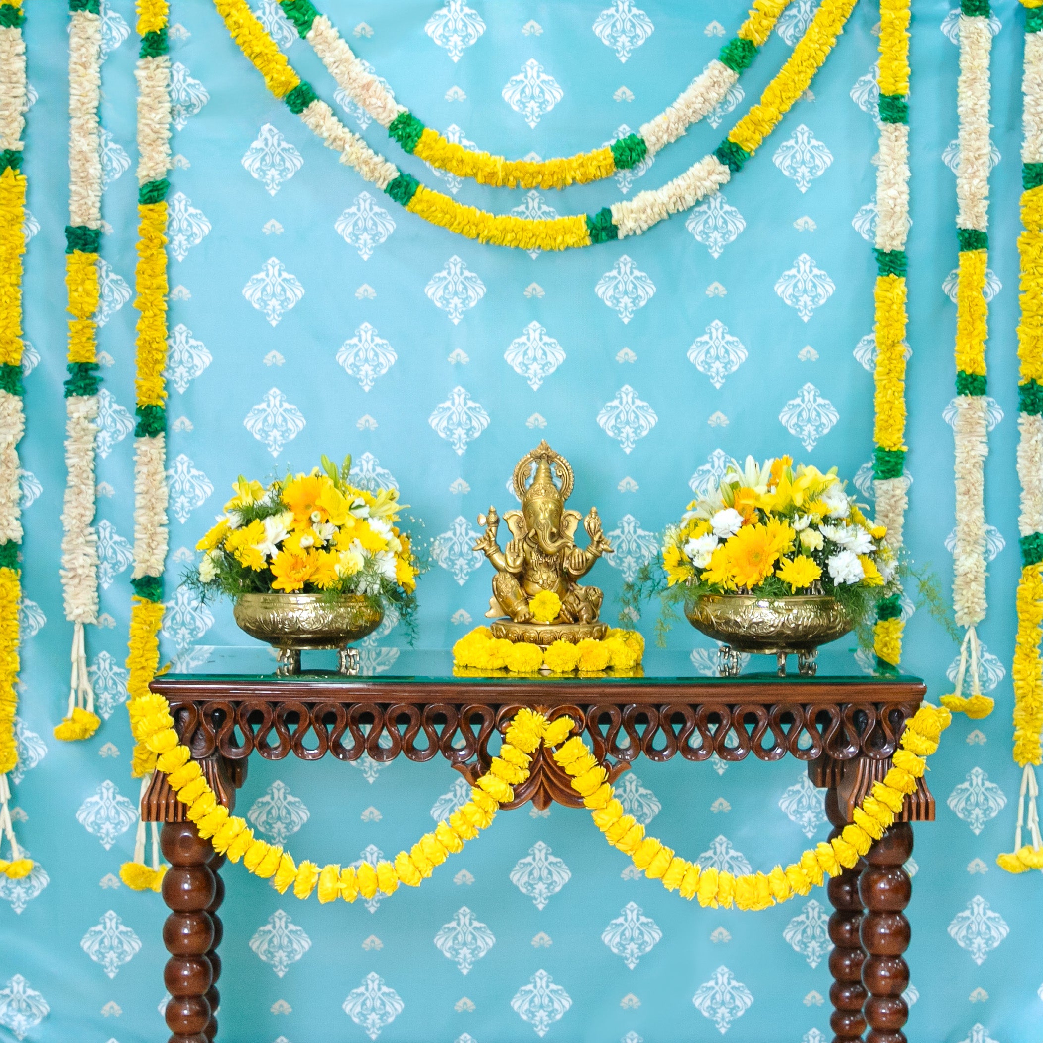 Blue Festive Backdrop – House Of ILA